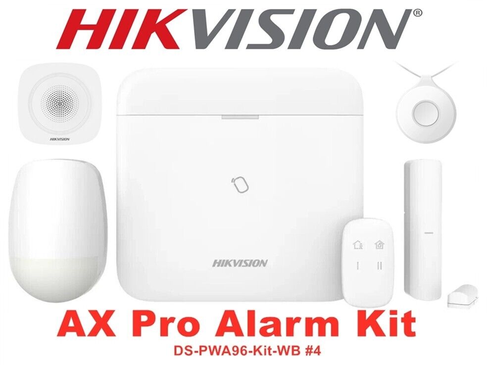 Hikvision AX Pro Alarm Wireless System DS-PWA96-Kit-WB PIR Detector Ma ...