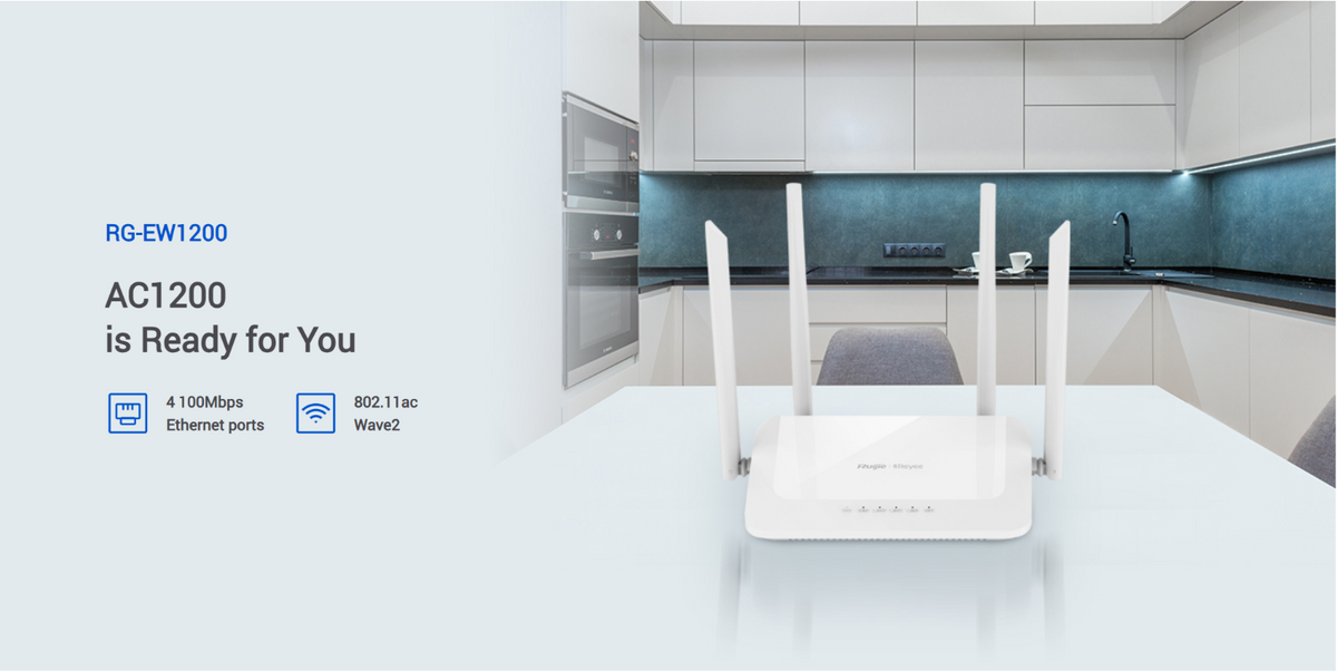 Ruijie Reyee RG-EW1200 1200M Dual-band Wireless Router – ECORRIDOR