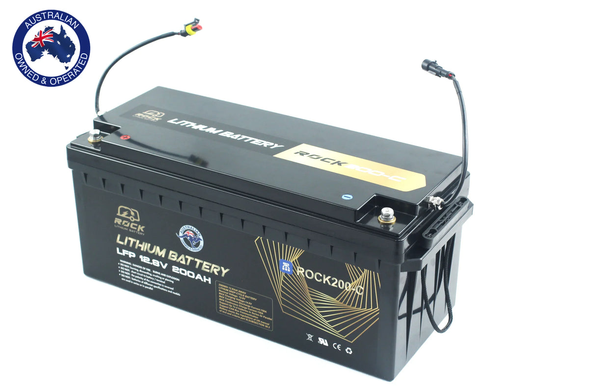 Rock 12V 200Ah Lithium Battery with communication support 6 in series ...