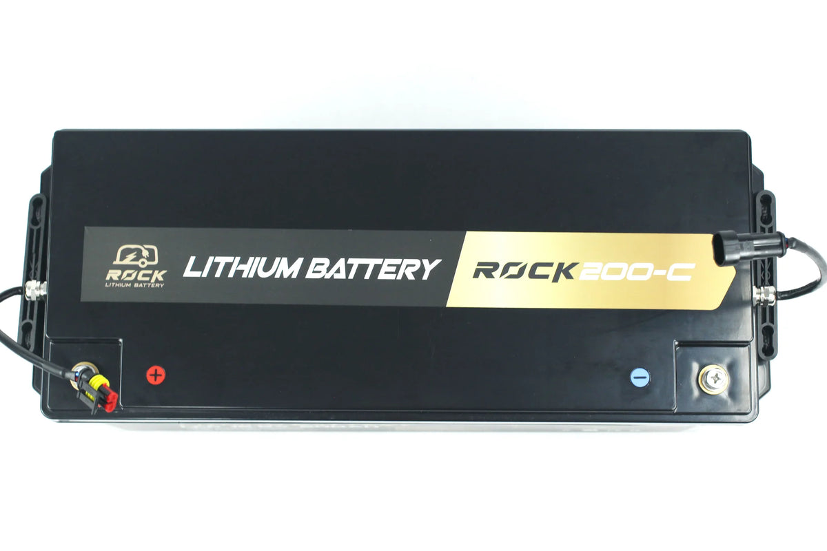 Rock 12V 200Ah Lithium Battery with communication support 6 in series ...
